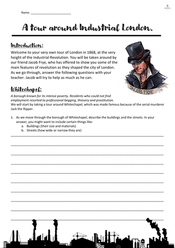 Industrial Revolution - A Tour Around Industrial England | Teaching ...