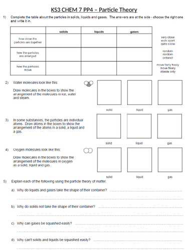 AQA KS3 Particles complete LESSONS | Teaching Resources AQA KS3 Particles complete LESSONS | Teaching Resources