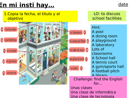 Year 7 Spanish - Viva 1 - Module 3 En mi insti | Teaching Resources