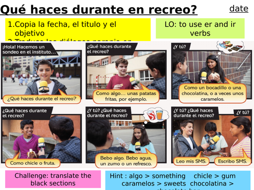 Year 7 Spanish - Viva 1 - Module 3 En mi insti | Teaching Resources