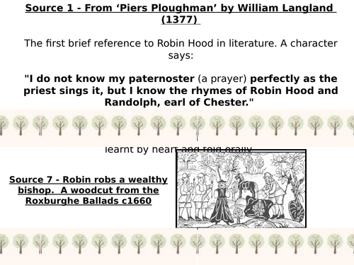 Robin Hood - Legend or Myth? | Teaching Resources