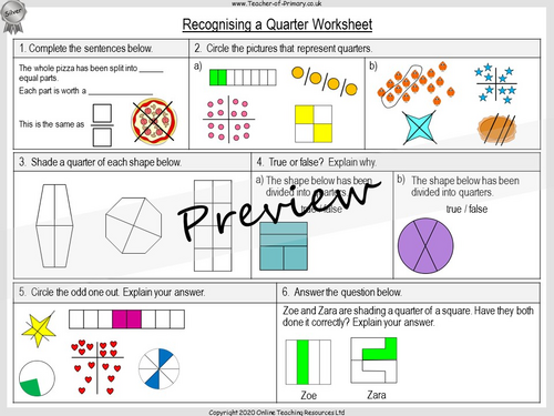 Quarters - Year 2 | Teaching Resources