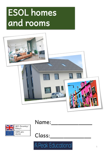 Homes and Rooms - ESOL/EFL/EAL | Teaching Resources