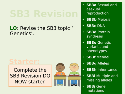 Edexcel SB3/CB3 Teacher Led Revision Lesson | Teaching Resources