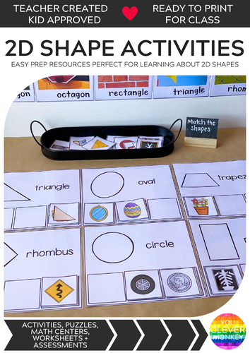 2D Shape Activities Pack | Teaching Resources
