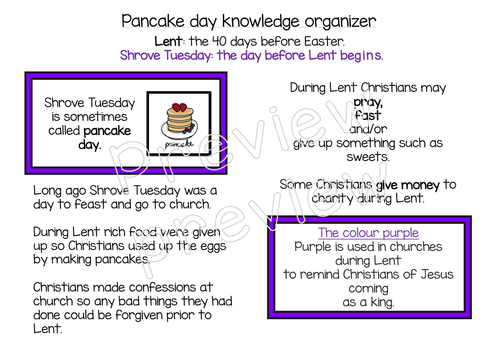 Pancake Day Shrove Tuesday | Teaching Resources
