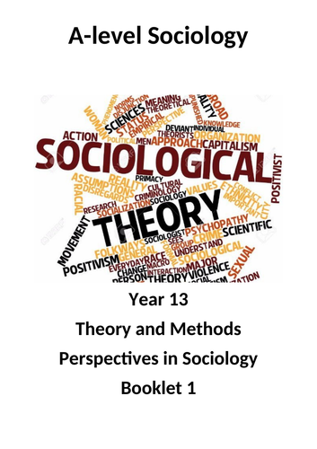 Theory and Methods Booklet - Sociological Perspectives | Teaching Resources