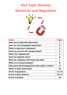 KS3 Electricity and Magnetism unit topic revision booklet | Teaching ...