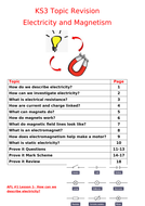 KS3 Electricity and Magnetism unit topic revision booklet | Teaching ...