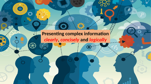Presenting complex information clearly, concisely and logically ... Presenting complex information clearly, concisely and logically ...