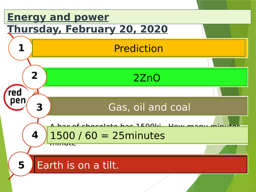 Science KS3 Energy | Teaching Resources