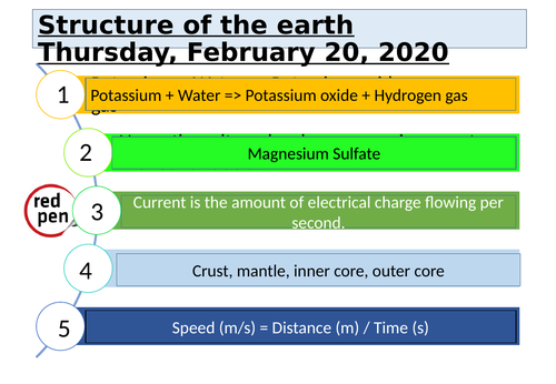 KS3 Science. Earth | Teaching Resources