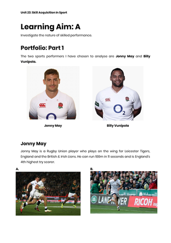 BTEC Level 3 In Sport - Unit 23 Complete Package | Teaching Resources