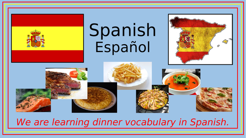 Spanish Lesson and Resources - Dinner | Teaching Resources