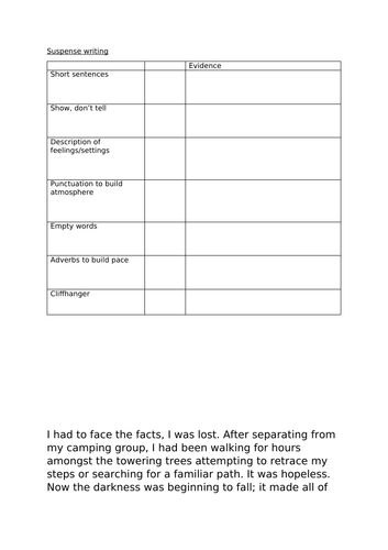 Writing checklists and examples year 5 and 6 | Teaching Resources