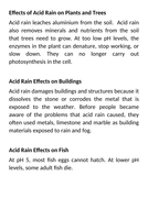 KS4 AQA GCSE Chemistry (Science) Acid Rain Lesson & Activites ...