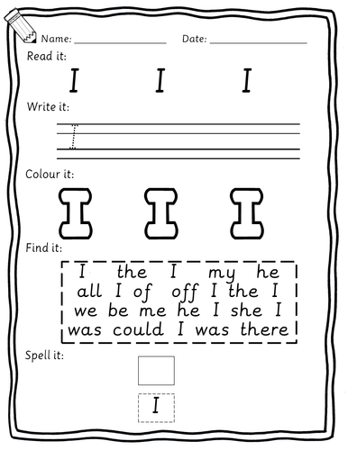 Tricky word book - Reception, Year 1 and Year 2 | Teaching Resources