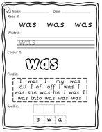 Tricky word book - Reception, Year 1 and Year 2 | Teaching Resources