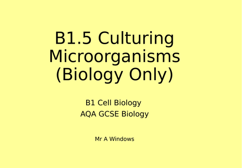 B1 Cell Biology - AQA GCSE biology (9-1) | Teaching Resources B1 Cell Biology - AQA GCSE biology (9-1) | Teaching Resources