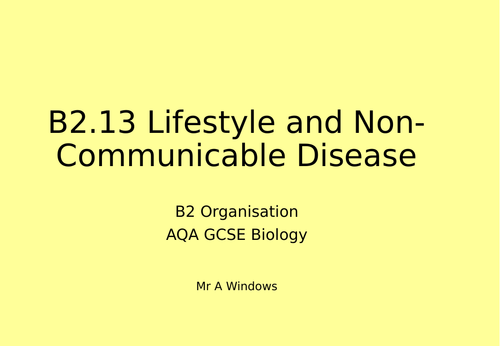B2 Organisation - AQA GCSE Biology (9-1) | Teaching Resources