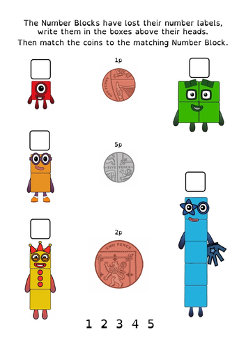 Numberblocks & Money (UK) introduction | Teaching Resources