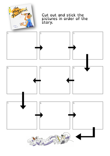 The Magic Paintbrush - story ordering | Teaching Resources