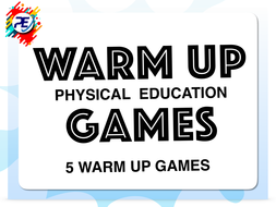 5 Free Physical Education Warm up Games - For Teachers | Teaching Resources