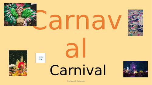 Carnival in Spanish Carnaval PowerPoint Vocabulary and Games | Teaching ...