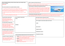 Weather Hazards Revision Mat Aqa Geog Gcse Teaching Resources