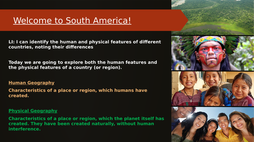 Countries in South America - Lesson 1 | Teaching Resources