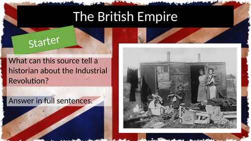 Industrial Revolution - 3. The British Empire | Teaching Resources