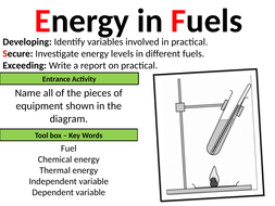 Exploring Science 7I Energy | Teaching Resources