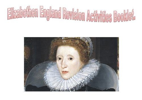 Early Elizabethan England GCSE History revision activity book ...