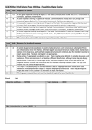 GCSE Spanish Writing Feedback | Teaching Resources