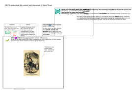 A Christmas Carol: Stave III Worksheet Ghost of Christmas Present ...