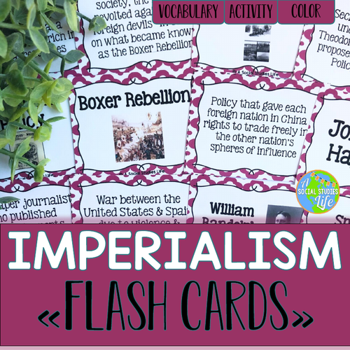 Imperialism Flash Cards | Teaching Resources