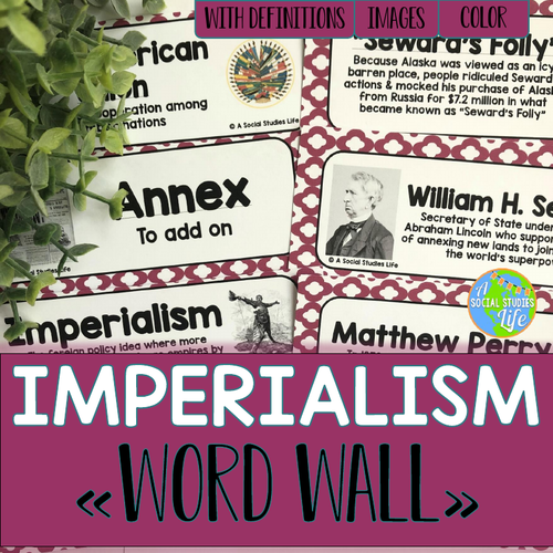 Imperialism Word Wall | Teaching Resources