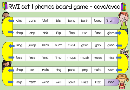 RWI Phonics Board Games: 14 Fun & Engaging Games for Mastering Phonics ...