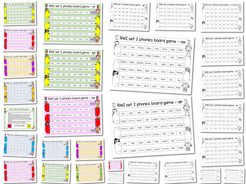 RWI Phonics Board Games: 14 Fun & Engaging Games for Mastering Phonics ...