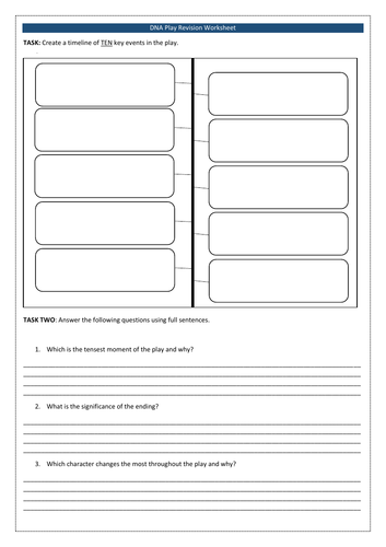 10 DNA Play Worksheets | Teaching Resources