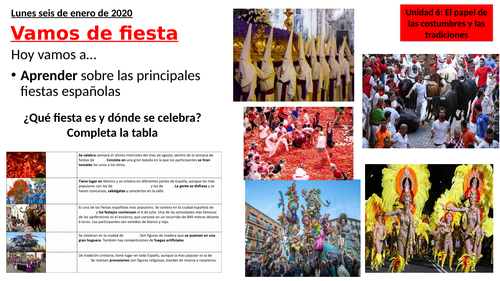 Vamos de fiesta | Teaching Resources