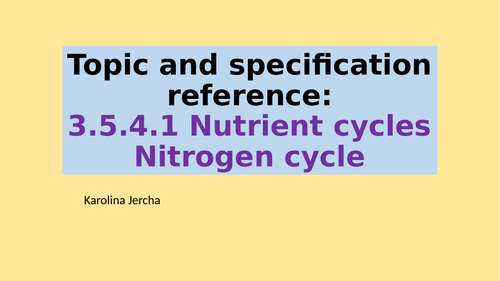AQA A level Biology Section 5: Photosynthesis Respiration Energy ...