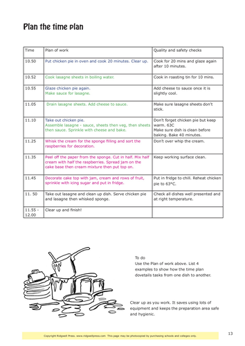 Food and Nutrition NEA2 Feedback Session | Teaching Resources