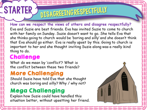 Respect, Disagreements + Differences PSHE | Teaching Resources