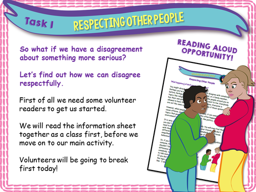 Respect, Disagreements + Differences PSHE | Teaching Resources