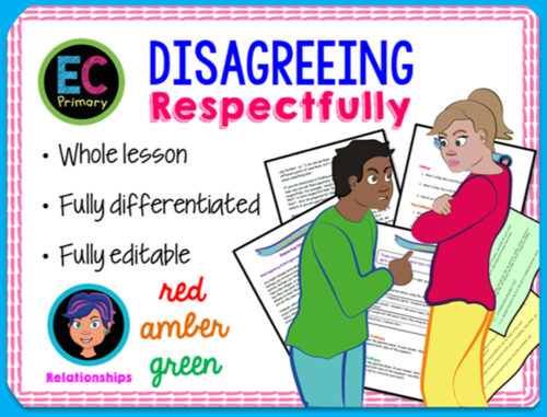 Respect, Disagreements + Differences PSHE | Teaching Resources