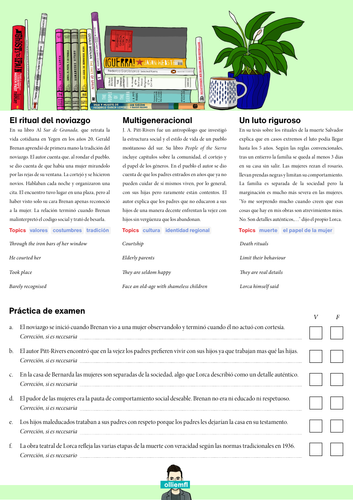 Boletín (Weekly A Level Spanish news and exam practice) | Teaching ...