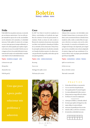 Boletín (Weekly A Level Spanish news and exam practice) | Teaching ...