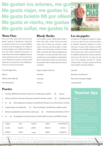 Boletín (Weekly A Level Spanish news and exam practice) | Teaching ...