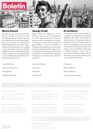 Boletín (Weekly A Level Spanish news and exam practice) | Teaching ...